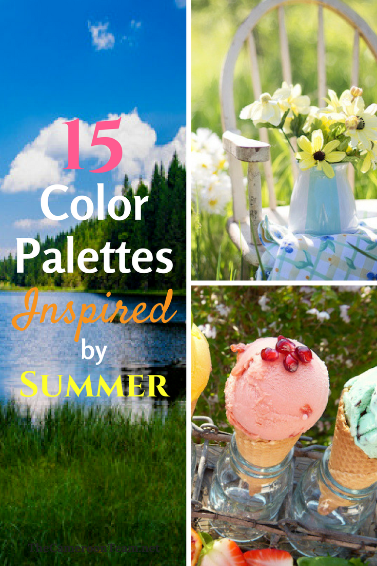 15 Color Palettes Inspired by Summer - The Cameron Team